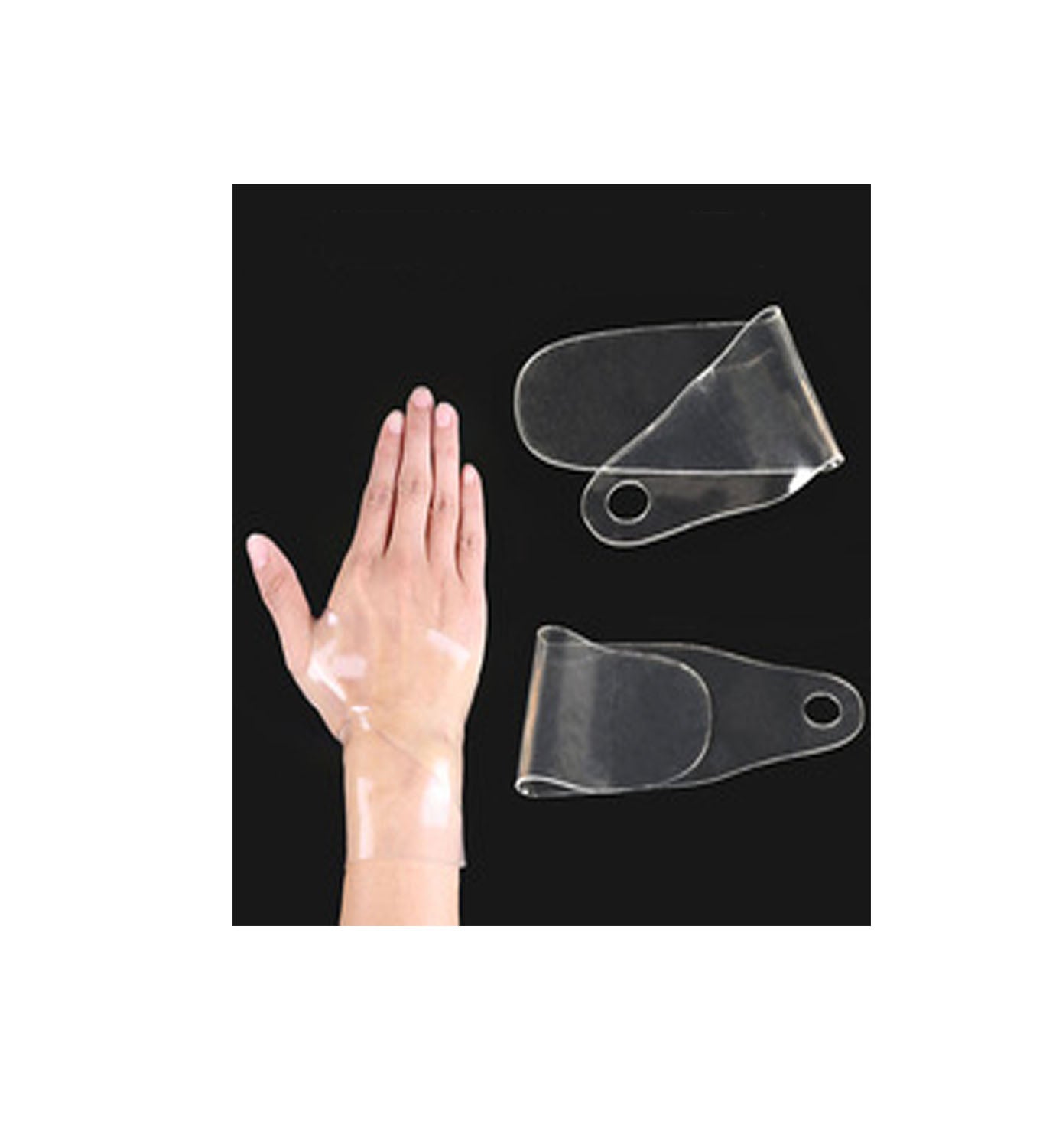 Wrist Splint Clear Silicone | Acology Health Products